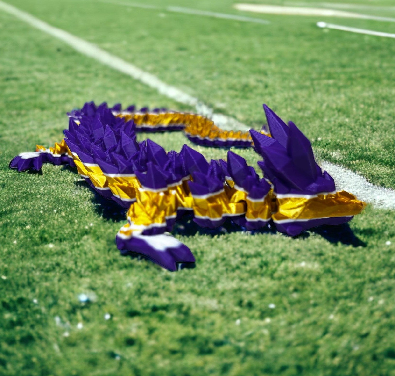 Multi Color 3D Printed Crystal Dragon - Custom Colors Available ...