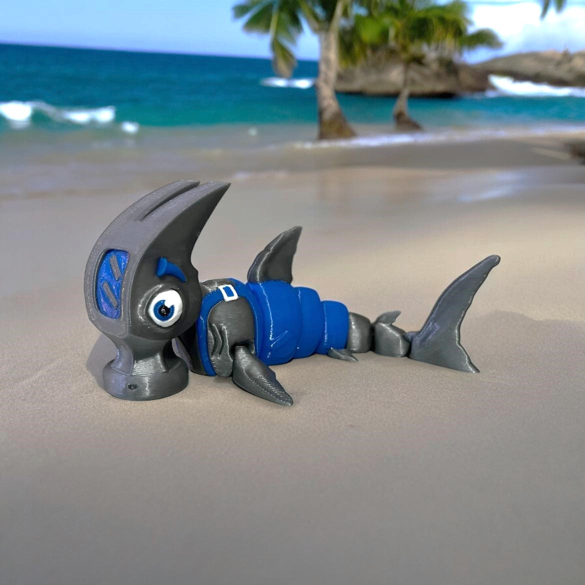 3D Printed Mini Hammerhead Shark – GressCustoms