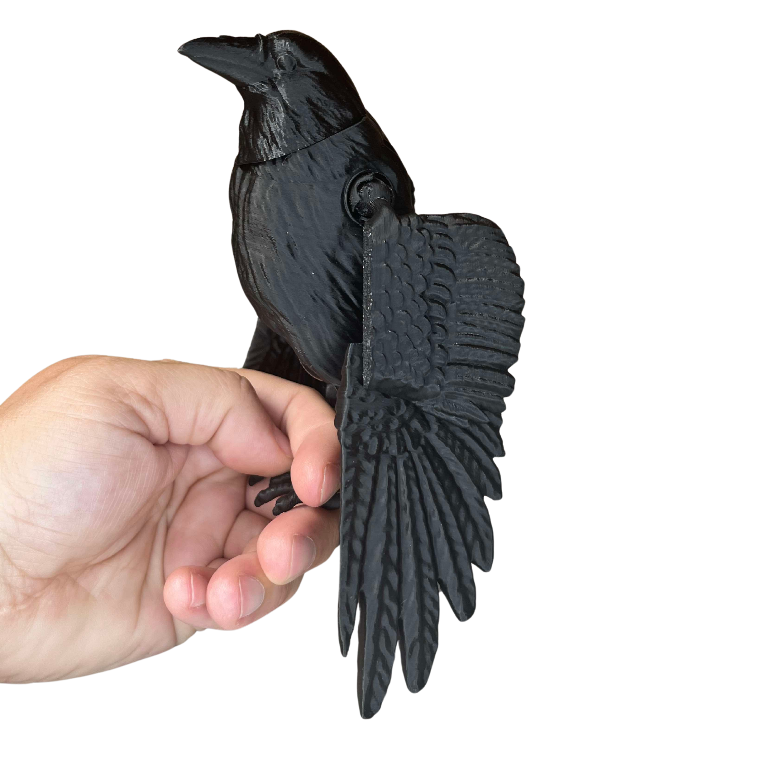 Fully Articulated 3D Printed Raven – GressCustoms